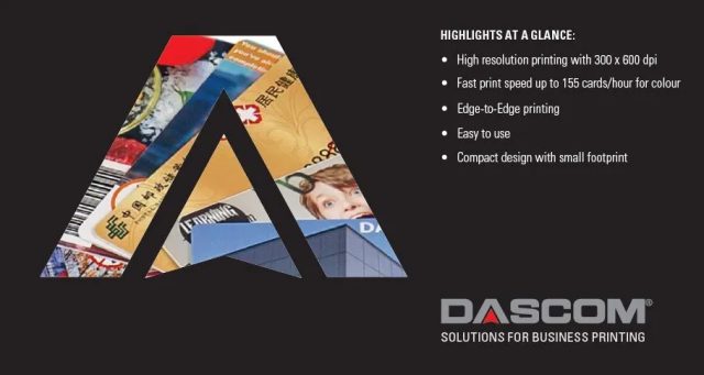DASCOM DC240 Single Sided PVC ID Card Printer Free Consumables & Software - Copro Asia